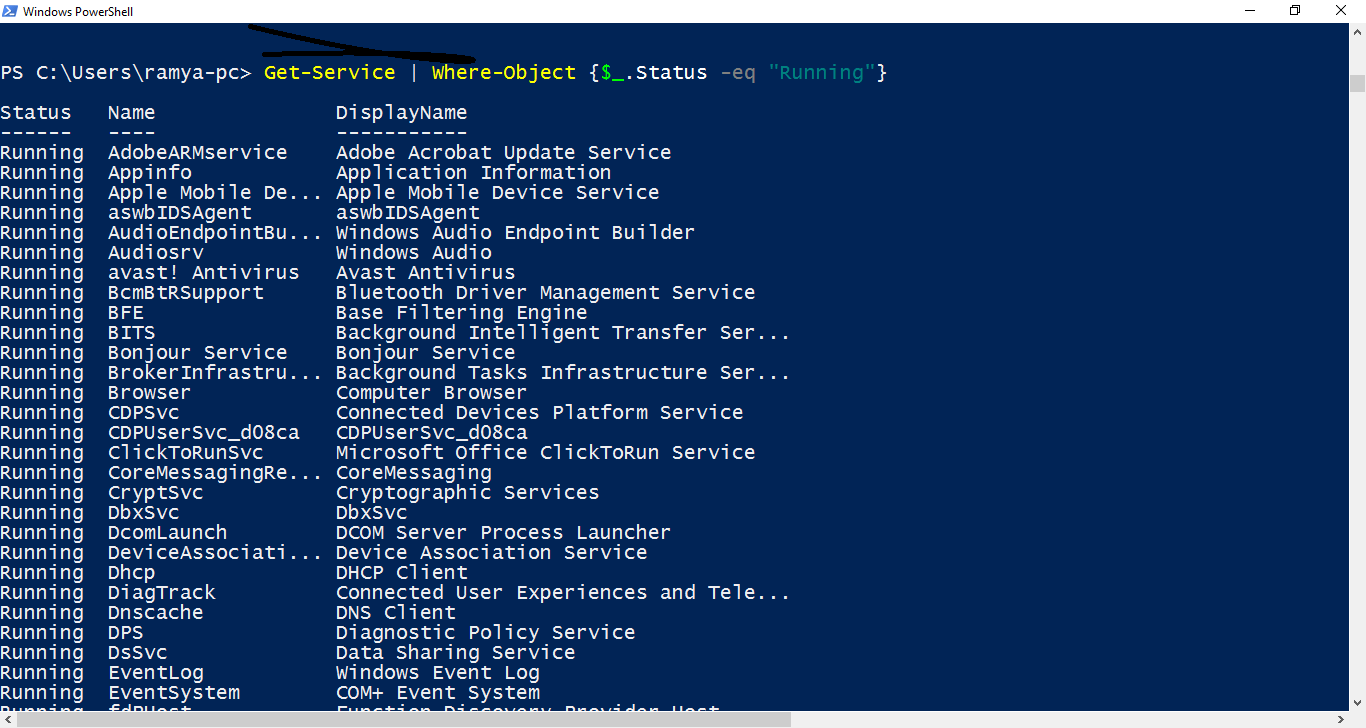  windows Powershell Commands PC windows Powershell Commands 